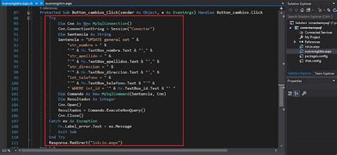 conectar una base de datos mysql con asp parte 2