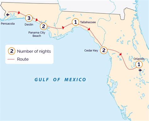 Map Of Panhandle Beaches