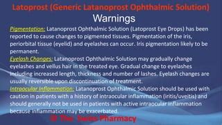 Latoprost Eye Drops Generic Latanoprost Ophthalmic Solution Pdf