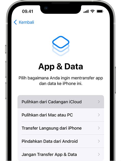 Memulihkan iPhone, iPad, atau iPod touch dari cadangan - Apple Support (ID)