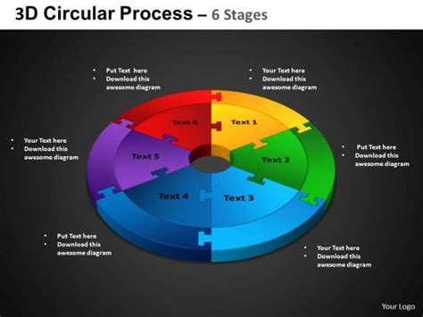 PowerPoint Presentation Cycle Chart Circular Process Ppt Slides