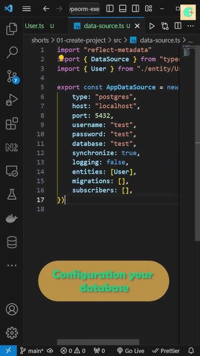 Create Typeorm Project Typeorm Tutorial Codeismine Shorts