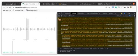 Marking Event Listeners As Passive Or Not To Get Rid Of A Violation Warning · Issue 459 · Bbc