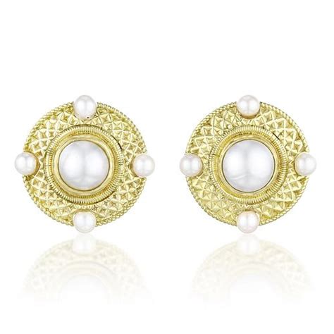 cassandra goad pearl and gold earrings for sale at auction on 2nd