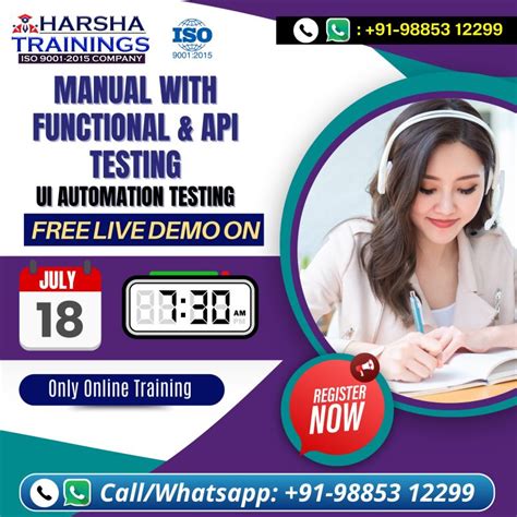 harsha trainings on linkedin testing online batch details 👉 batch