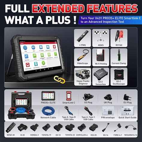 LAUNCH 2024 X431 PRO3S+ Elite SmartlinkC 2.0 India | Ubuy