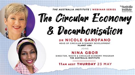 The Circular Economy And Decarbonisation The Australia Institute