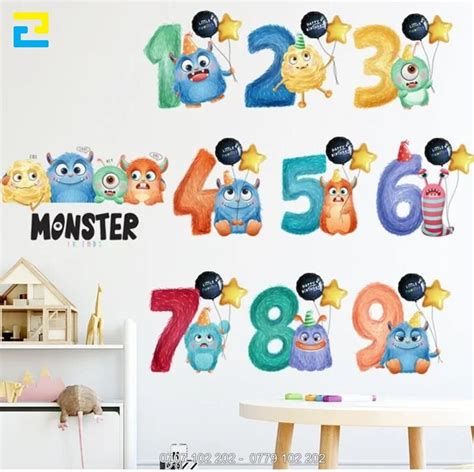 Decal Dán Tường Mầm Non Trang Trí Số Lượng Lớn Giá Sỉ