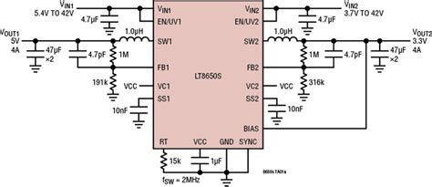 Dual Channel V A Monolithic Synchronous Step Down Silent Switcher Electronics Lab