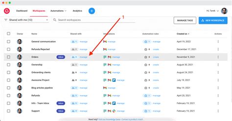 Manage Users Of A Workspace Help Center Gmelius