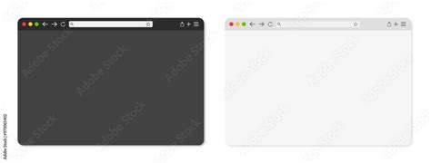 blank web browser window with tab window internet browser with toolbar