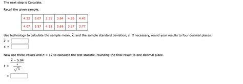 solved the next step is calculate recall the given sample