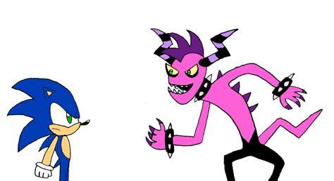 Sonic Vs Zazz By Leaderinblue84 On Deviantart