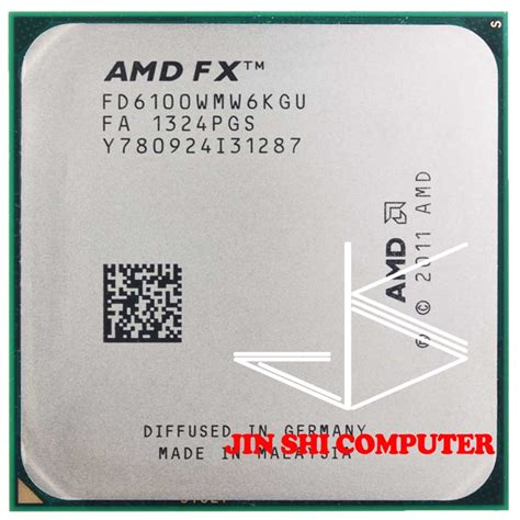 สงฟร ซอกเกต AMD FX Series FX6100 3 3GHz SIX Core CPU Processor FX 6100 FD6100WMW6KGU 95W AM3