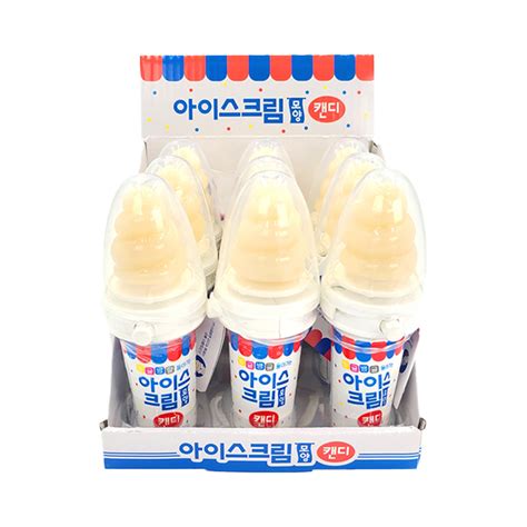 빙글뱅글 돌아가는 아이스크림 모양 캔디 Case24g X9개 천가지몰 사업자전용몰