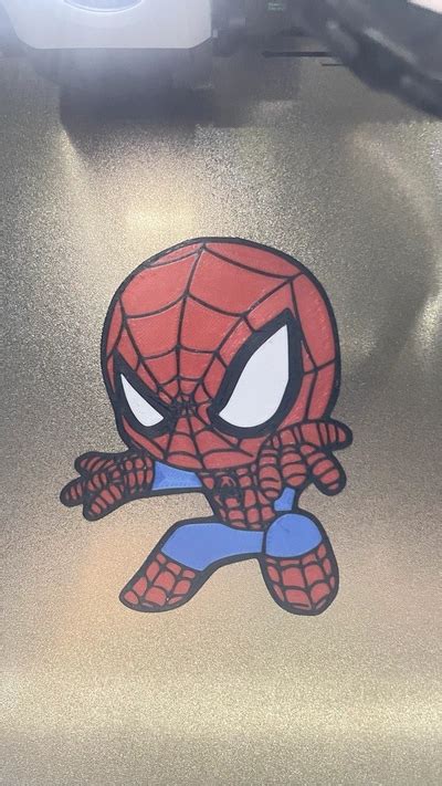 Spiderman Mini Logo Patch By Tala16 Makerworld
