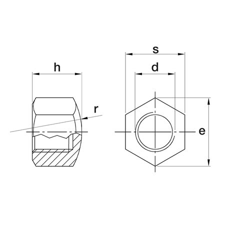 Hutmutter Niedrige Form Din 917 Online Kaufen Hans Kohler Ag