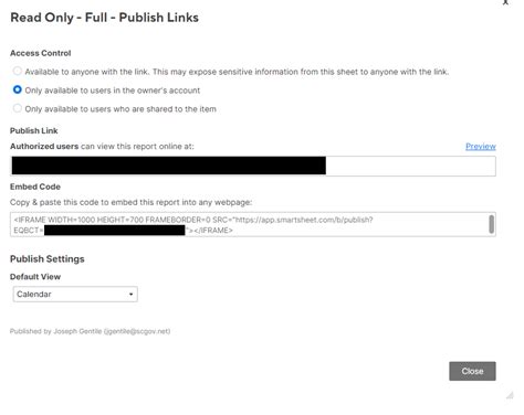 Publish Calendar With Filter Applied Smartsheet Community