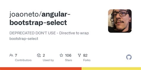 GitHub Joaoneto Angular Bootstrap Select DEPRECATED DON T USE Directive To Wrap Bootstrap