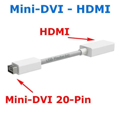 Адаптер Mini‒dvi ‒ Hdmi