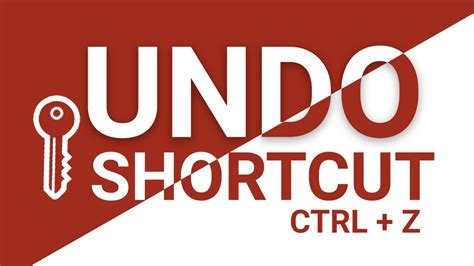 Shortcut Key Of Undo In Pagemaker At Amanda Moretz Blog