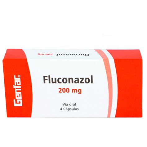 Fluconazol 200 Mg Capsulas X4 Generico Genfar Xanafiz