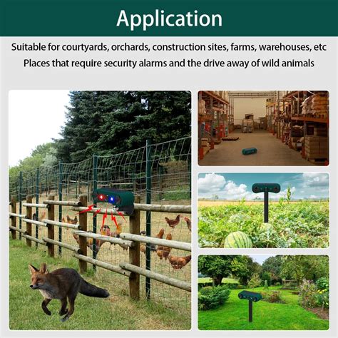 1 шт ультразвуковой отпугиватель животных Отпугиватель кошек и собак заряжаемый на солнечных