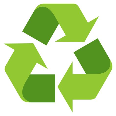 ♻️ Black Universal Recycling Symbol Emoji Copy And Paste Emoji Stock