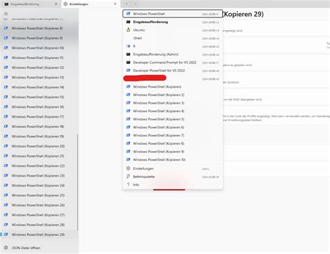Not Showing More Than Profiles Issue Microsoft Terminal GitHub