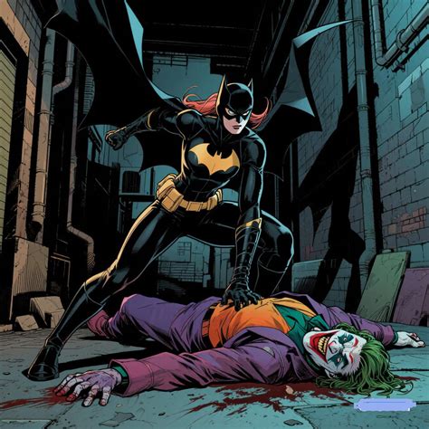 Batgirl Beat Jocker By Pcasan On Deviantart