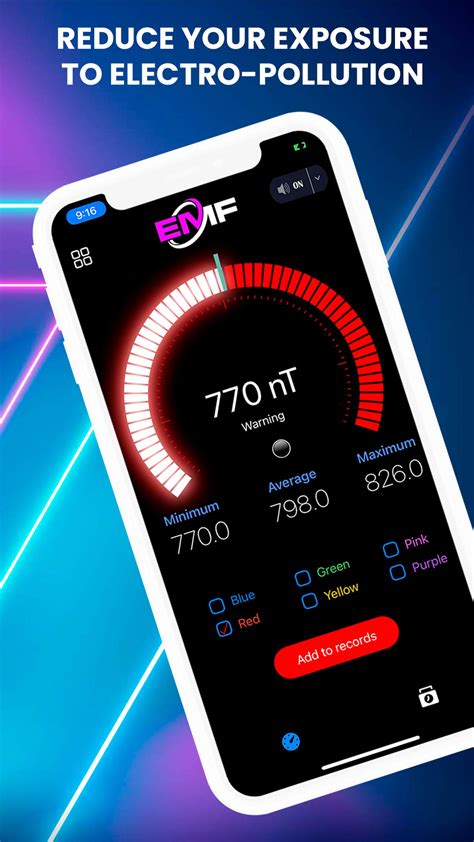 Iphone 용 Emf Detector Radiation Reader 다운로드
