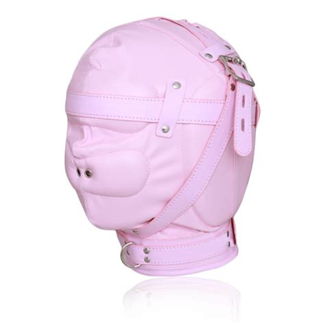 Pink Leather Band Adult Sex Mask Best Crossdress Tgirl Store