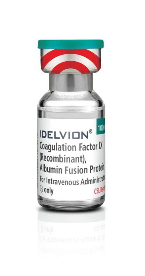 Idelvion Coagulation Factor Ix [recombinant] Albumin Fusion Protein Rare Disease Advisor