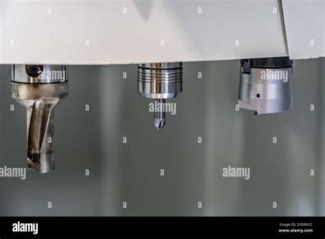 Tool Magazine And Interior Of A Cnc Milling Machine Milling Machining Center Tester 3d Sensor