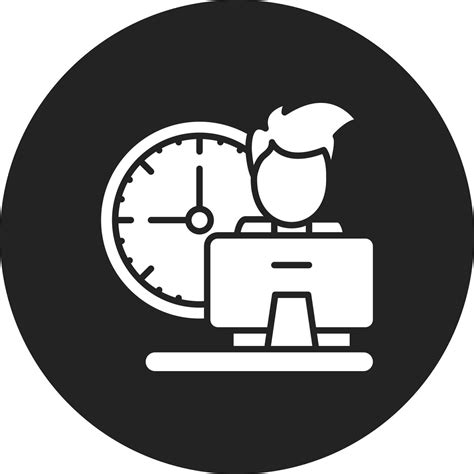 Work Time Vector Icon 33180710 Vector Art At Vecteezy