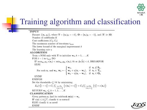 Ppt Application Of Lvq To Novelty Detection Using Outlier Training