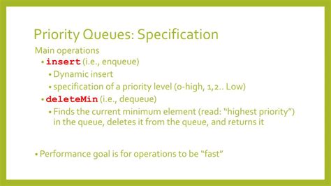 ppt priority queues heaps powerpoint presentation free download