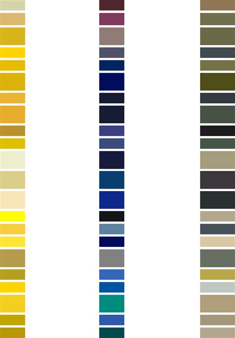 Sample Ral Color Chart Edit Fill Sign Online Handypdf