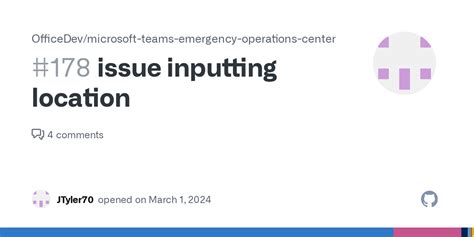 issue inputting location · issue 178 · officedev microsoft teams
