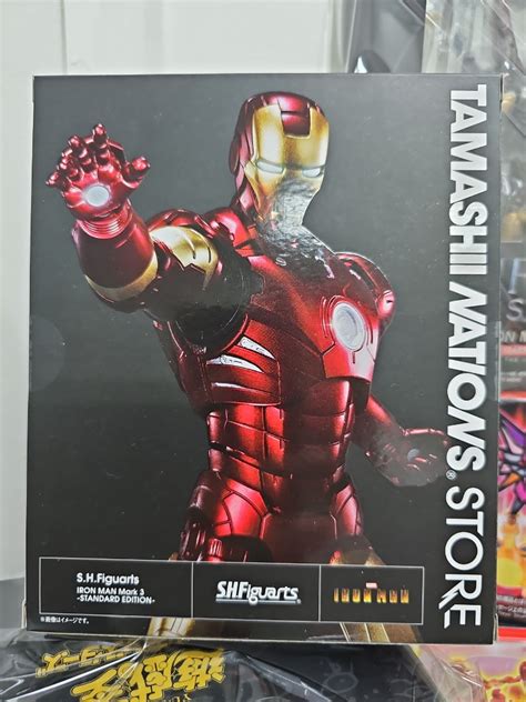 Sh Figuarts Iron Man Mark 3 Tamashii Nations Store Hobbies And Toys
