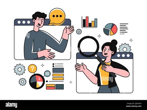 Gathering Data Concept Stock Vector Image And Art Alamy