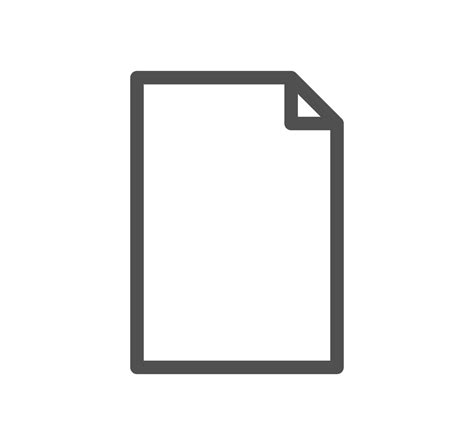 Document Icon Outline And Linear Vector 12992128 Vector Art At Vecteezy