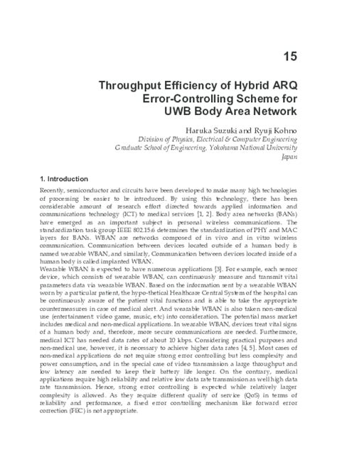 Pdf Throughput Efficiency Of Hybrid Arq Error Controlling Scheme For