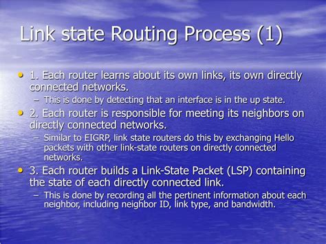 PPT Link State Routing Protocol PowerPoint Presentation Free Download ID 6992708