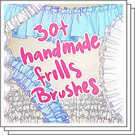 Uptoon정보계정 On Twitter 기간 한정 무료 소재 수제 프릴 브러쉬 Assetsclip Ja Jpdetailid