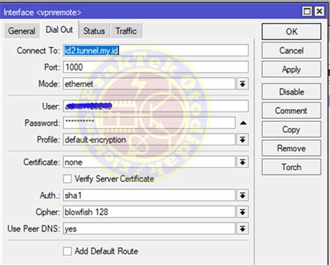 Remote Mikrotik Dengan VPN Praktek Otodidak