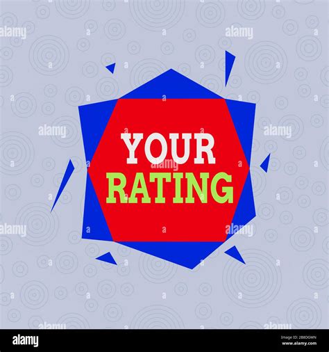 Conceptual Hand Writing Showing Your Rating Concept Meaning Score Or