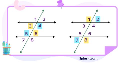 Alternate Exterior Angles Examples Solutions Worksheets