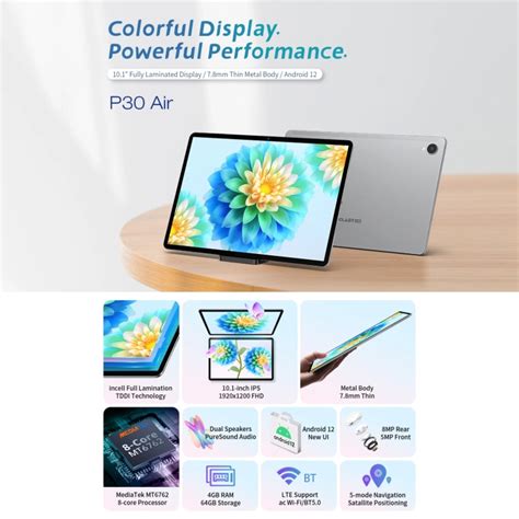 Etoren.com | Teclast P30 Air Tablet PC 10.1 inch LTE 64GB Grey (4GB RAM ...