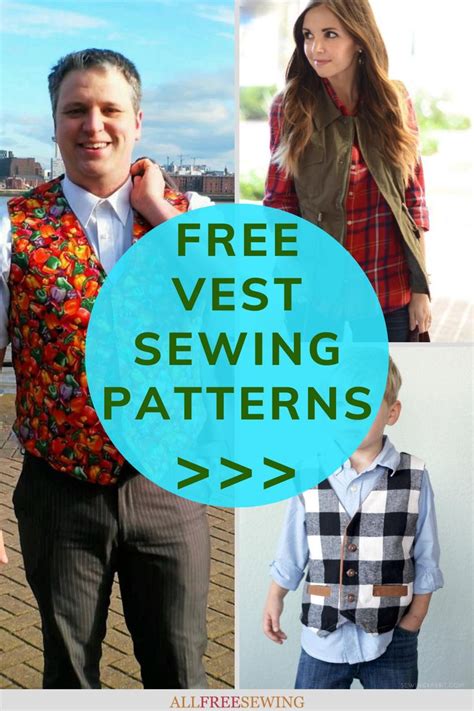 19 Vest Sewing Patterns Vest Sewing Pattern Diy Vest Pattern Mens